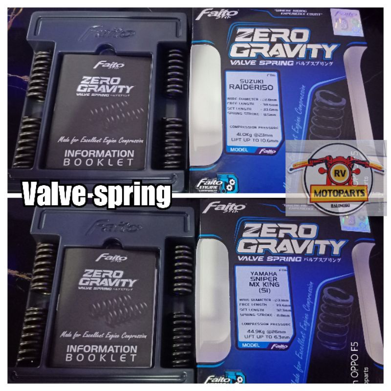 FAITO valve spring Sniper 150 & Raider 150 carb | Shopee Philippines