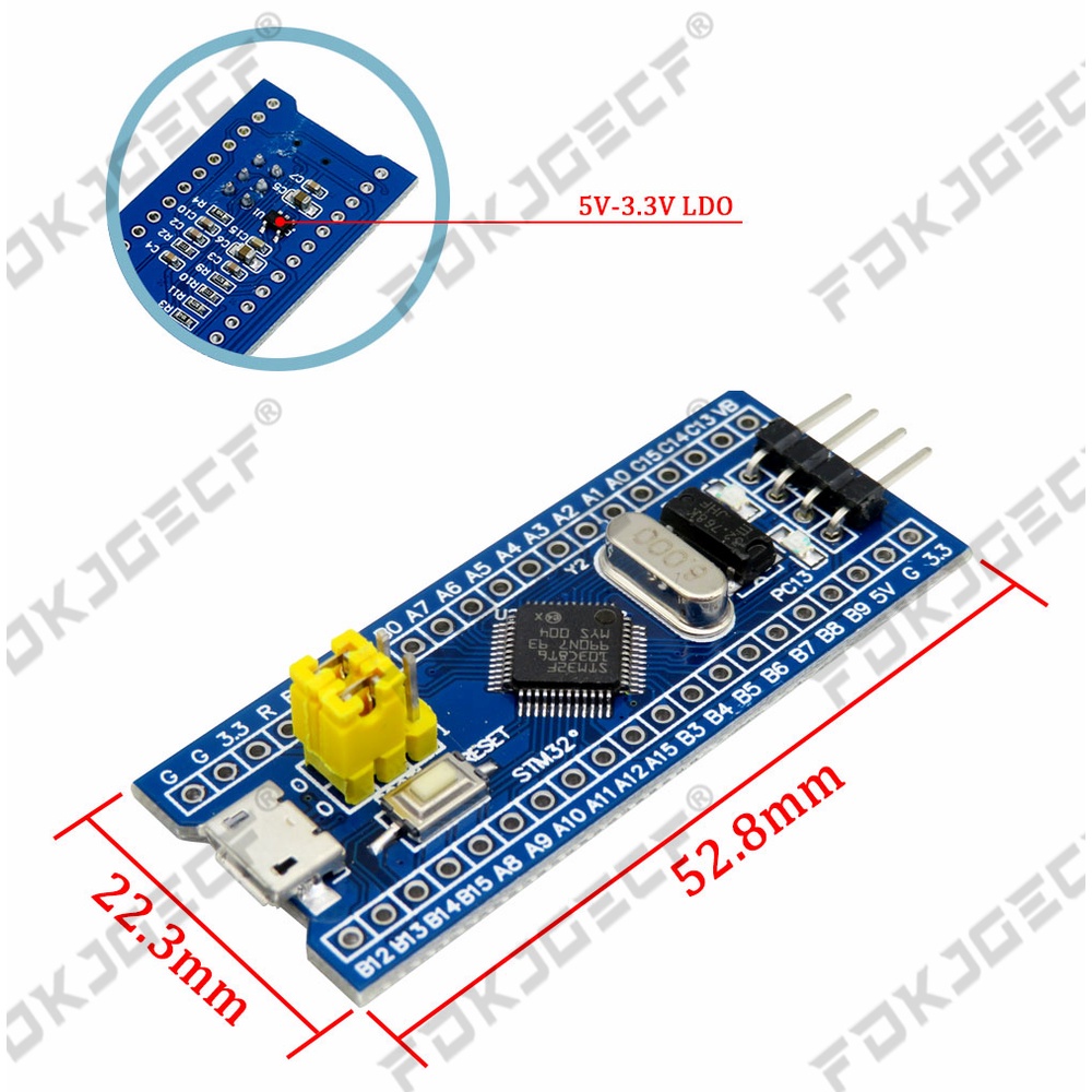STM32F103C8T6 ARM STM32 Minimum System Development Board Module + ST ...