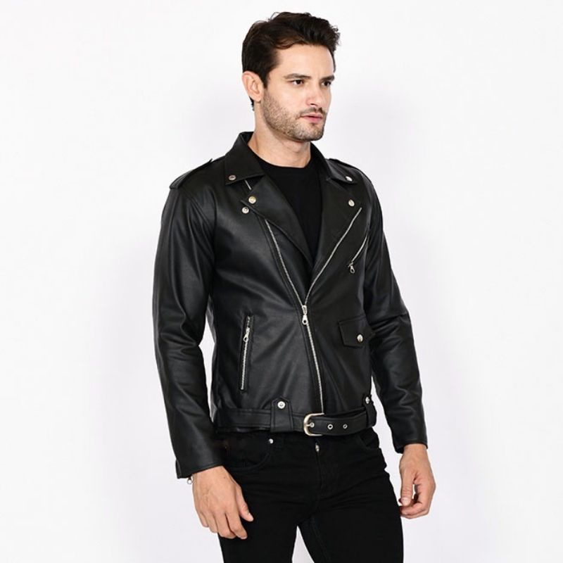 The Changcuters Genuine Leather Jacket // Special Black Leather Jacket ...