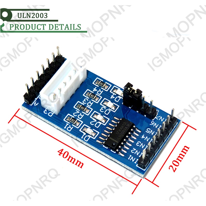 ULN2003 Stepper Motor Driver Board Module for 5V 4-phase 5 line 28BYJ ...
