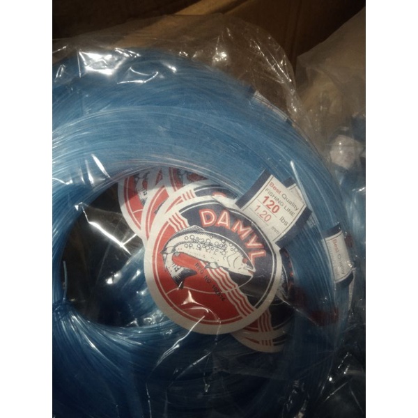 Damyl nylon best fishing line Blue clip sold per clip(1clip) | Shopee ...