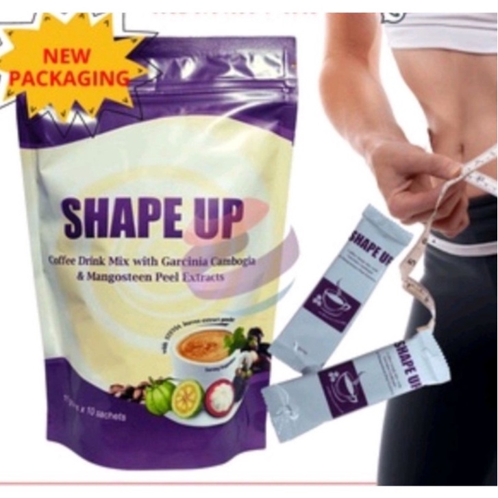 New Shape Up Coffee Slimming (10 sachet/pack) | Shopee Philippines
