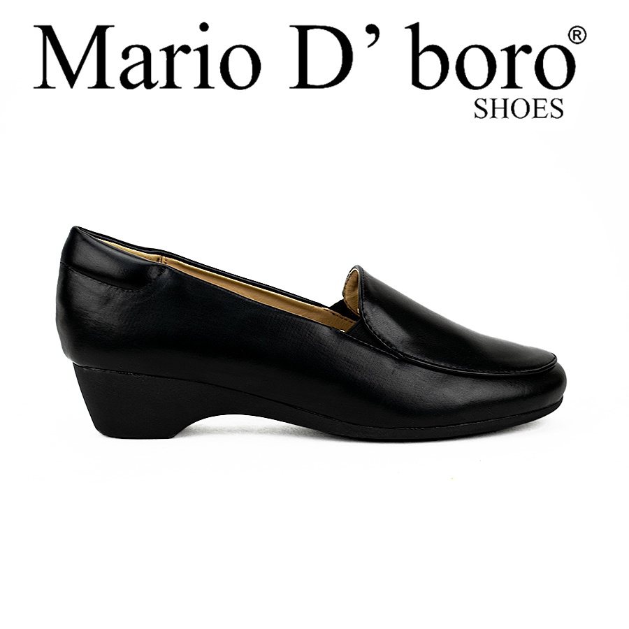 Mario D' Boro Women Shoes Lv 22118 Black | Shopee Philippines