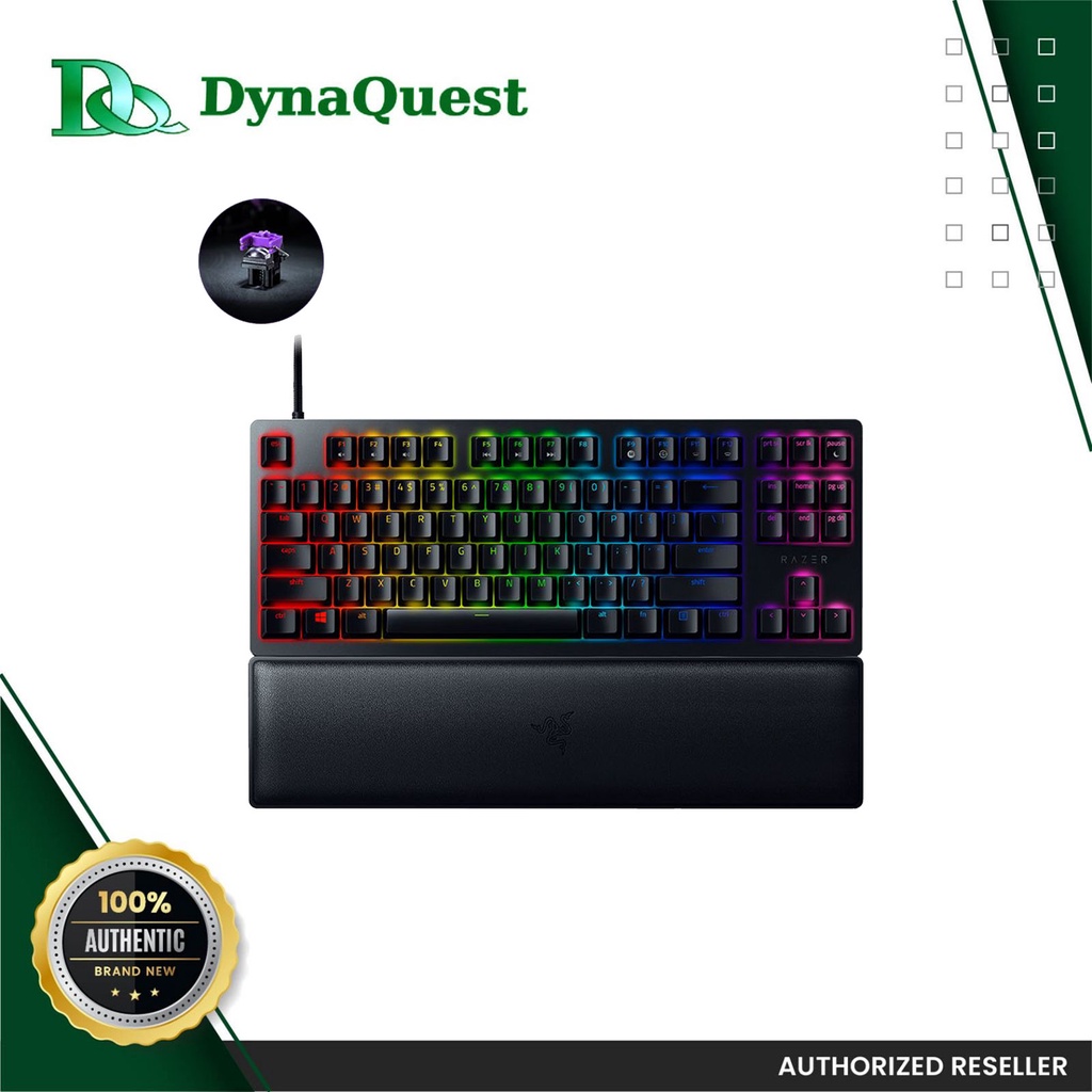 Razer Huntsman V2 Tenkeyless Clicky Purple Switch Optical Gaming ...