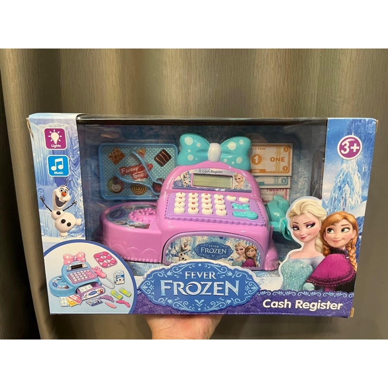 Kids Frozen Supermarket Scan Cash Register Toy Funny Shopping Cashier ...