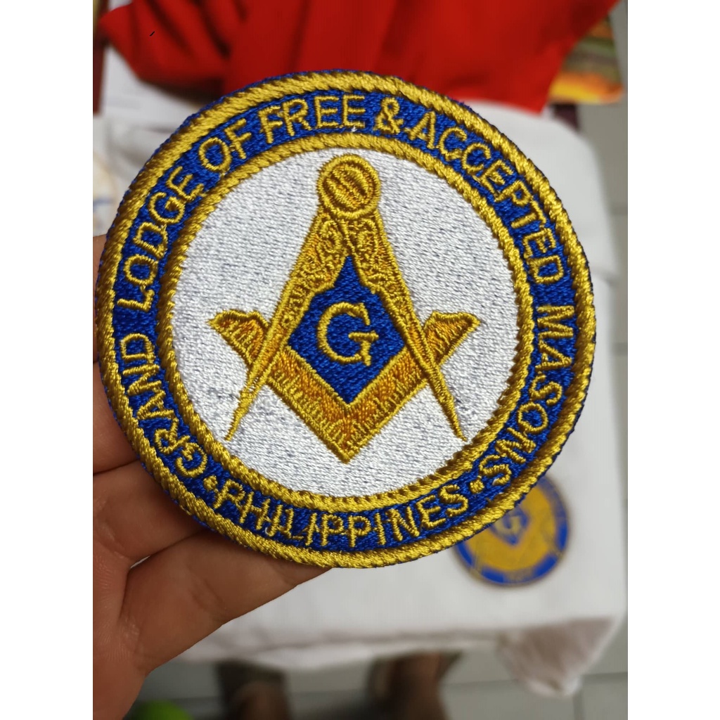 Philippine grand lounge Freemasonry Freemason Patch embroidery MS22123 ...