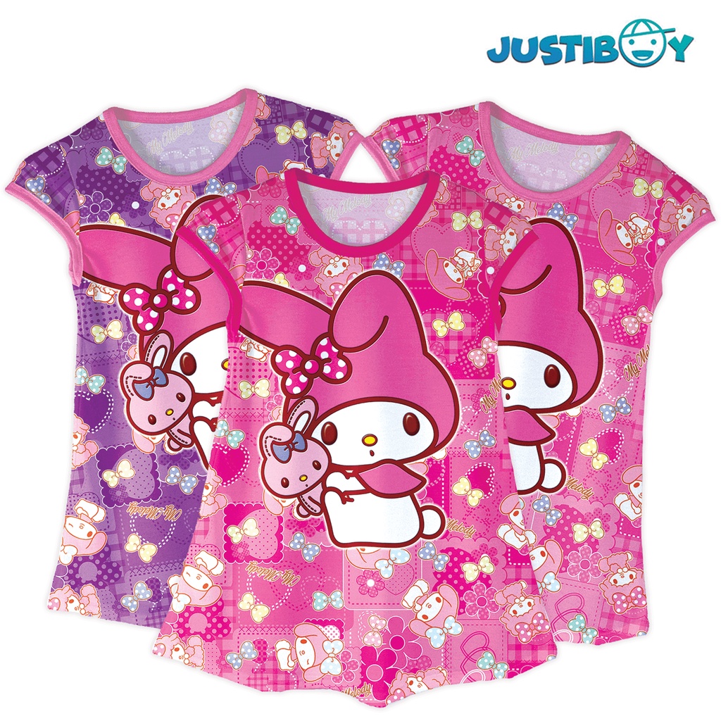 My Melody, Hello Kitty, Rainbow Ruby Character Dress For Girls 1-10 ...