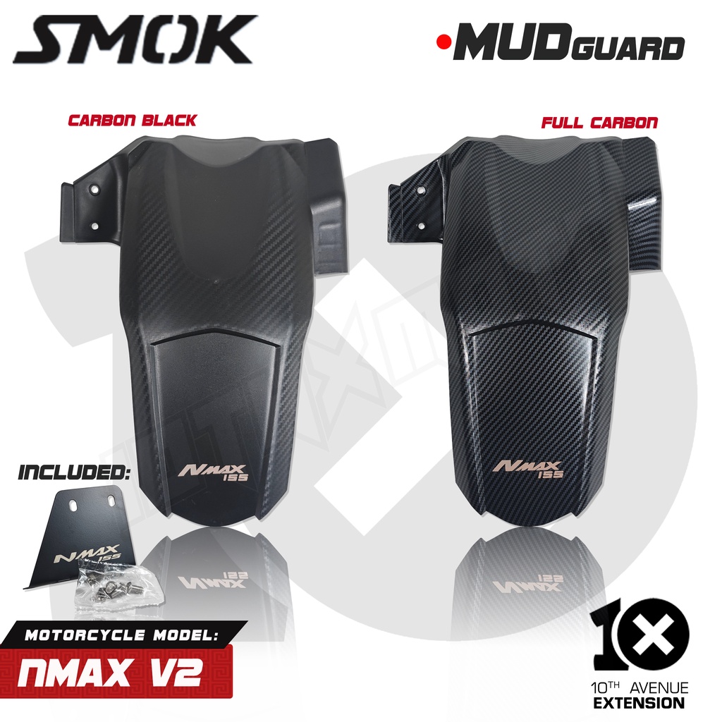 10THX SMOK Tire Hugger Rear Fender Mud Guard for NMAX 2020 V2 ...