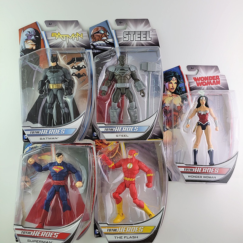 ins Genuine Mattel DC Action Figure 20cm Batman Iron Man Wonder Woman ...