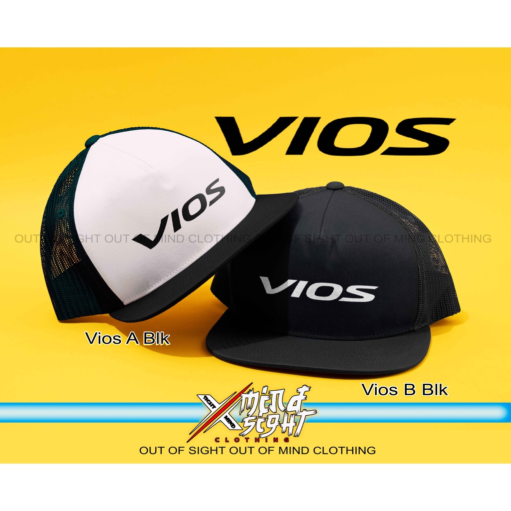 Toyota Vios & Vios GR Trucker Hat Car guy Cap Net cap Baseball cap ...