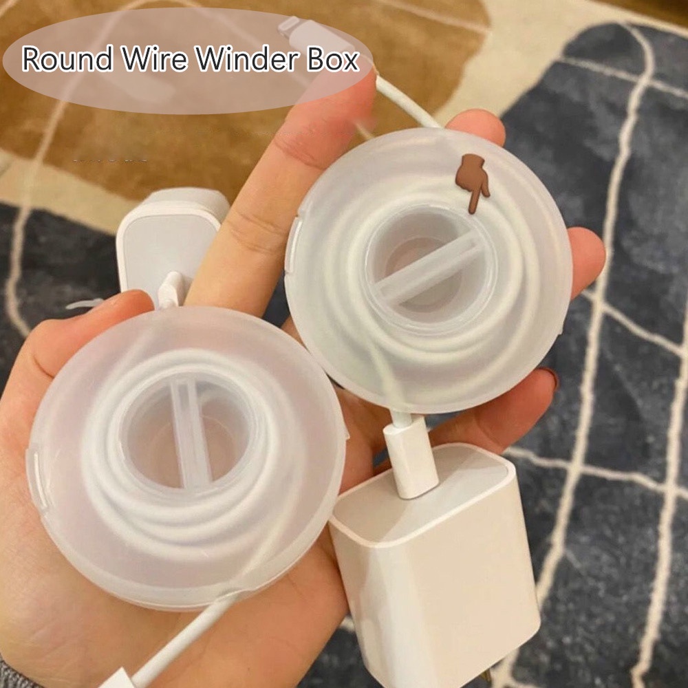 Rotating Cable Winder Organizer Retractable Management Cord Retractor ...