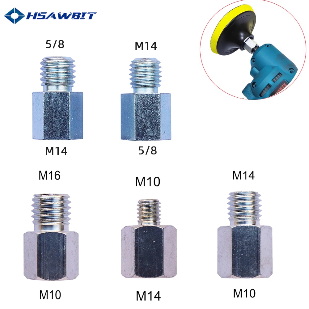 M10 M14 M16 Adapter Angle Grinder Polisher Interface Connector ...