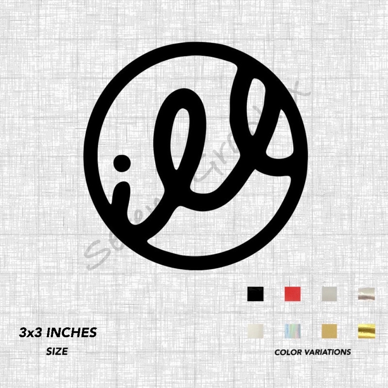 ill, illest Sticker - Waterproof Cut Out Sticker | Shopee Philippines