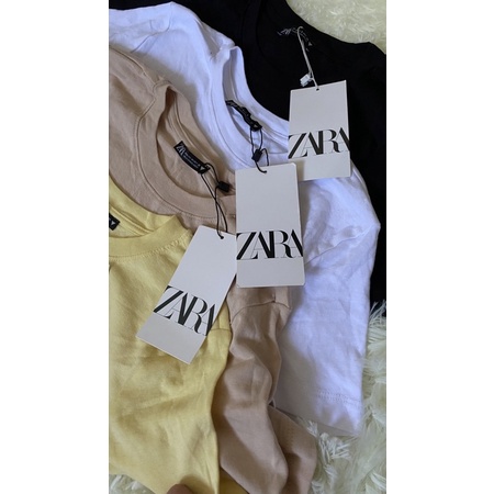 Zara basic shirt (original) with slight mending | Shopee Philippines