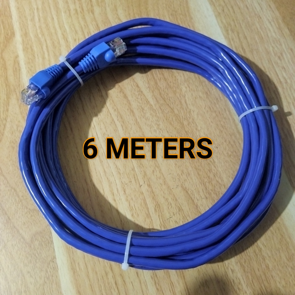 CAT6 Lan Cable 1 Feet 1 Meter to 10 Meters COMLINK Indoor UTP Ethernet ...
