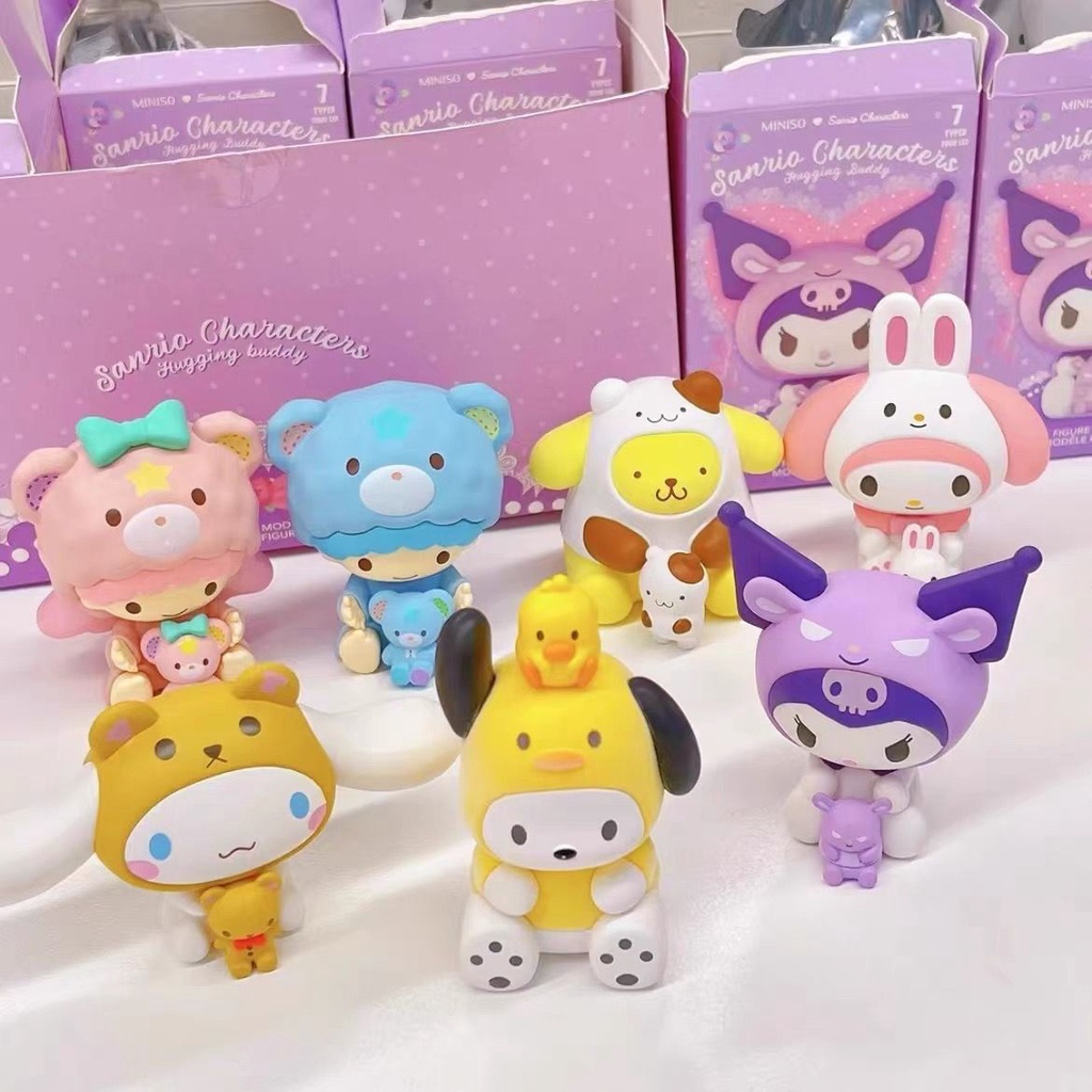 Sanrio Hug Little Friend Blind Box Hello Kitty HelloKitty Melody Kuromi ...