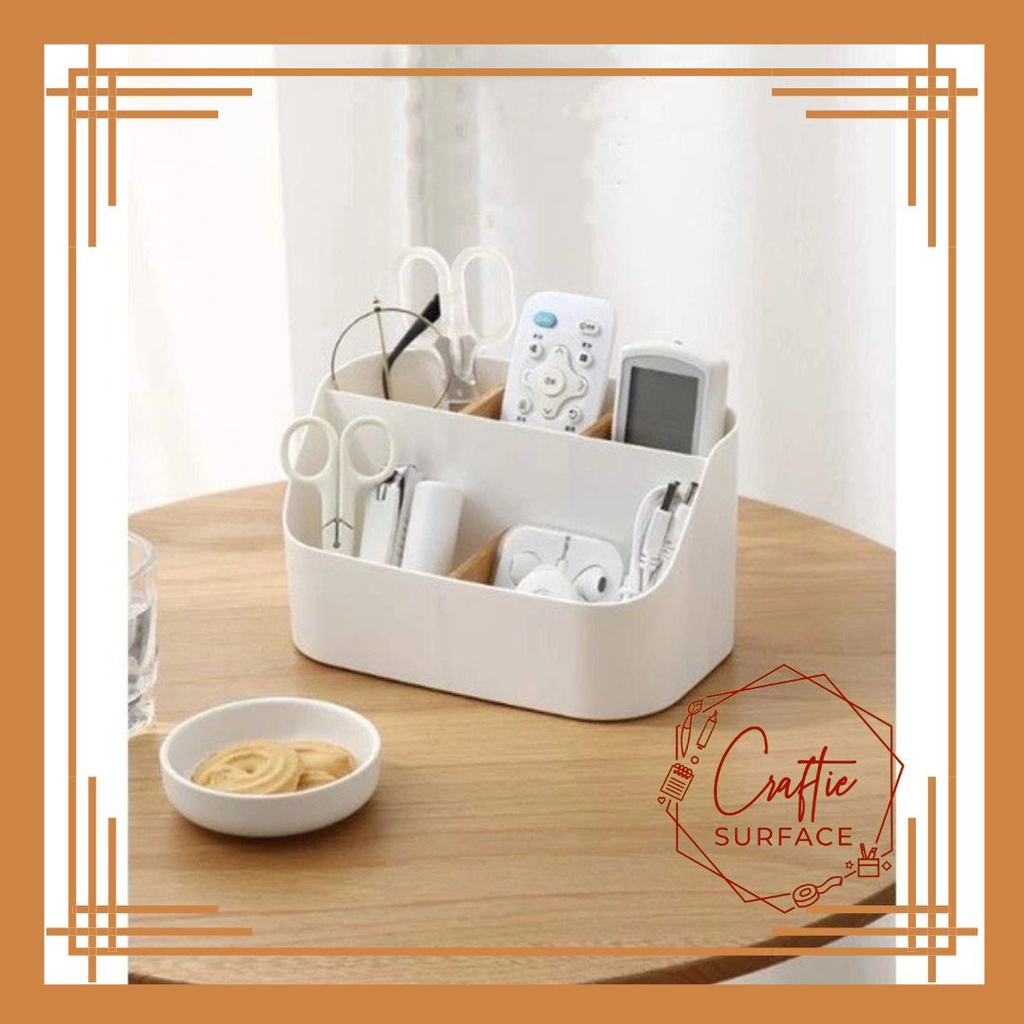 Remote Control Holder with 5 Compartment Storage Box Remote Control ...