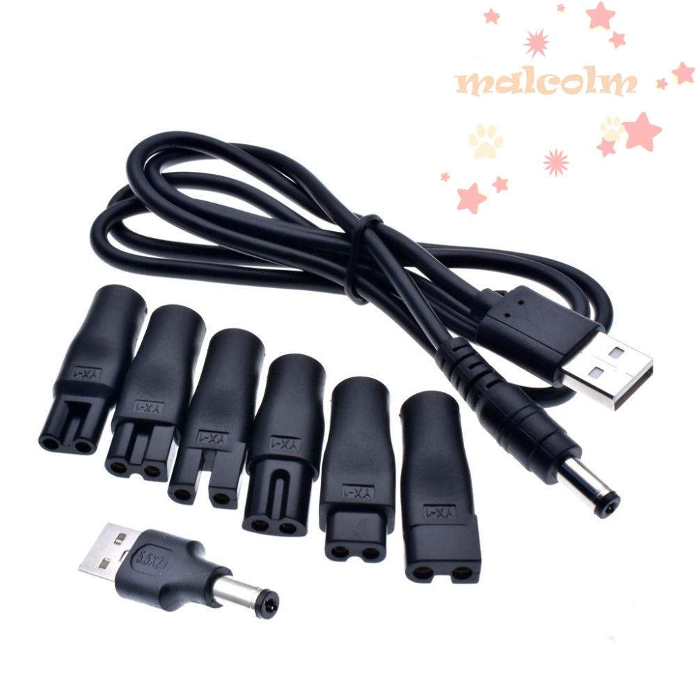 MALCOLM USB Adapter Travel Shavers 1M Shavers Charger Wire Shaving|Hair ...
