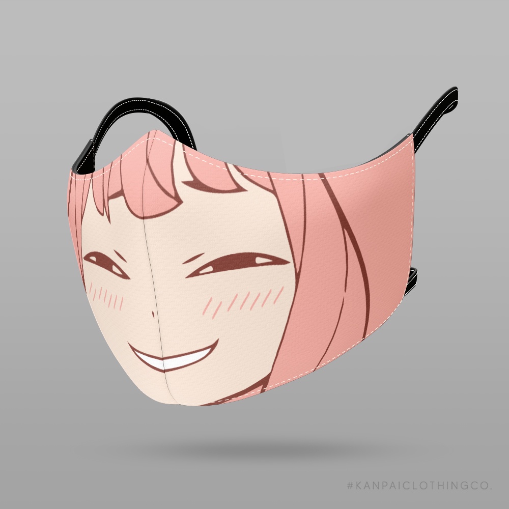 Kanpai Co. Face Mask - Anya Forger Face Inspired Face Mask | Shopee ...
