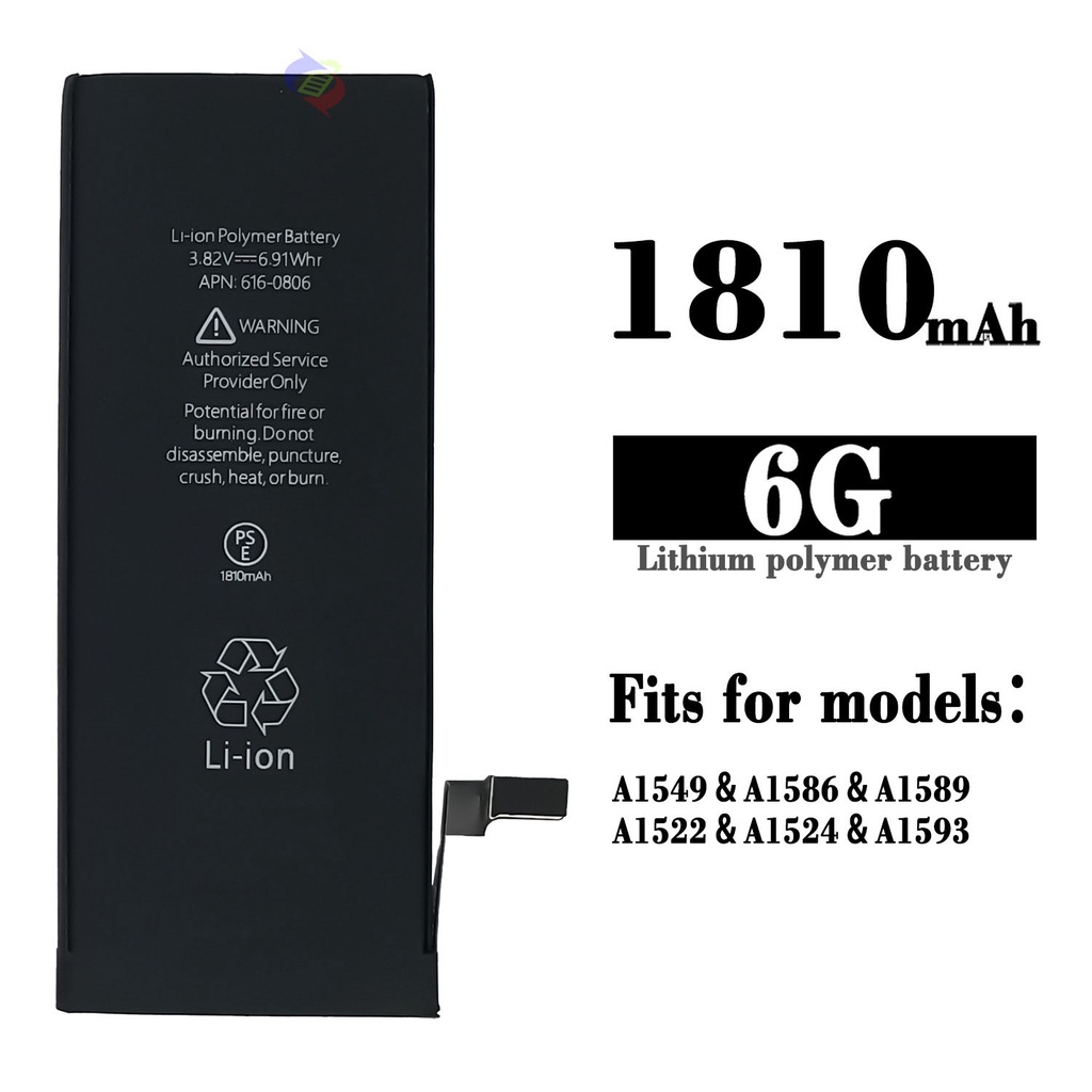6 6G Battery A1549 A1586 A1589 A1593 Battery | Shopee Philippines