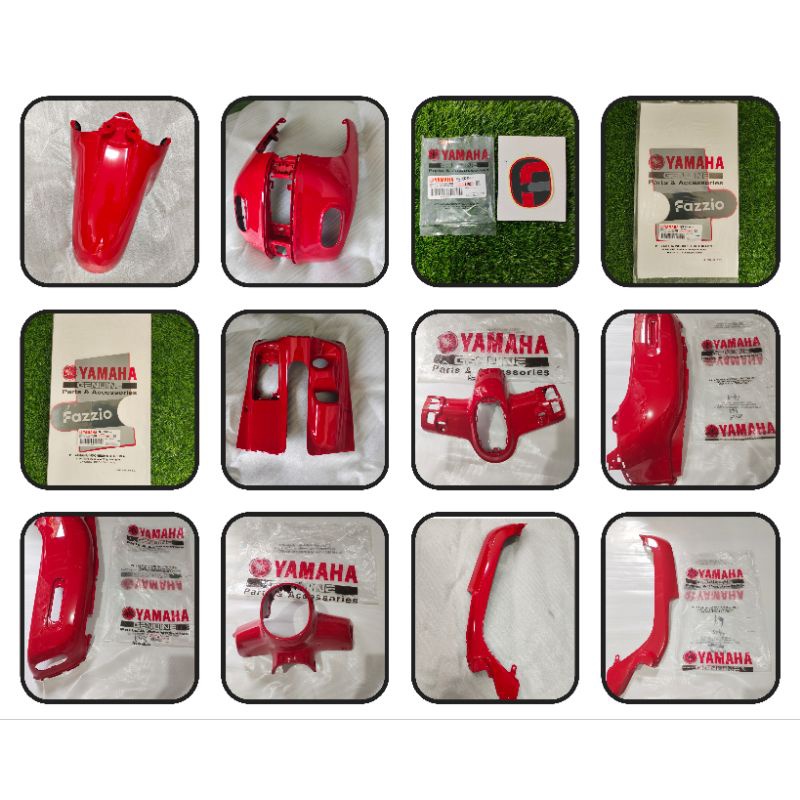 Fazzio Fairings White Set Yamaha Genuine Parts | Shopee Philippines