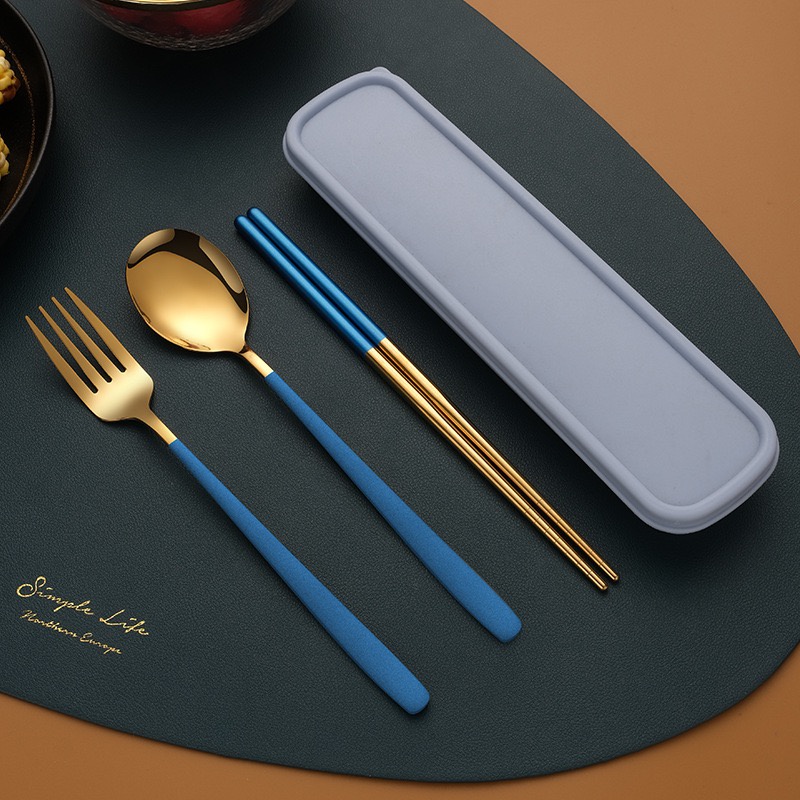 Gold Cutlery Set Forks Knives Spoons 3in1 Stainless Steel Dinnerware ...