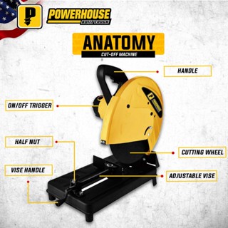 Powerhouse Usa Industrial Cut-Off Machine Heavy Duty 14 Original Chop ...
