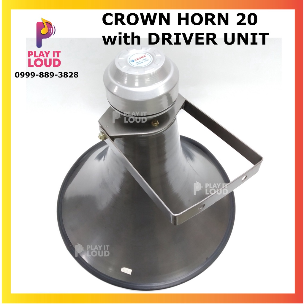 CROWN HORN 20 with DRIVER UNIT (DU150) HORN SET | Shopee Philippines