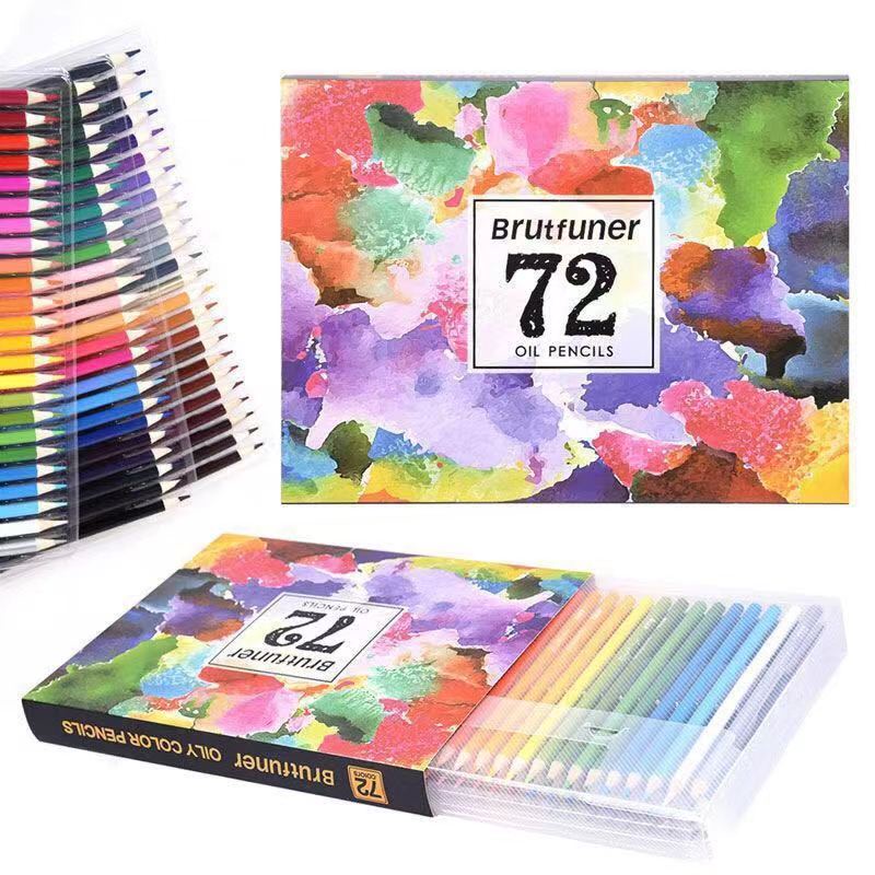 Brutfuner 48 72 Colors Oil Colored Pencils Watercolor Pencil Sketch ...