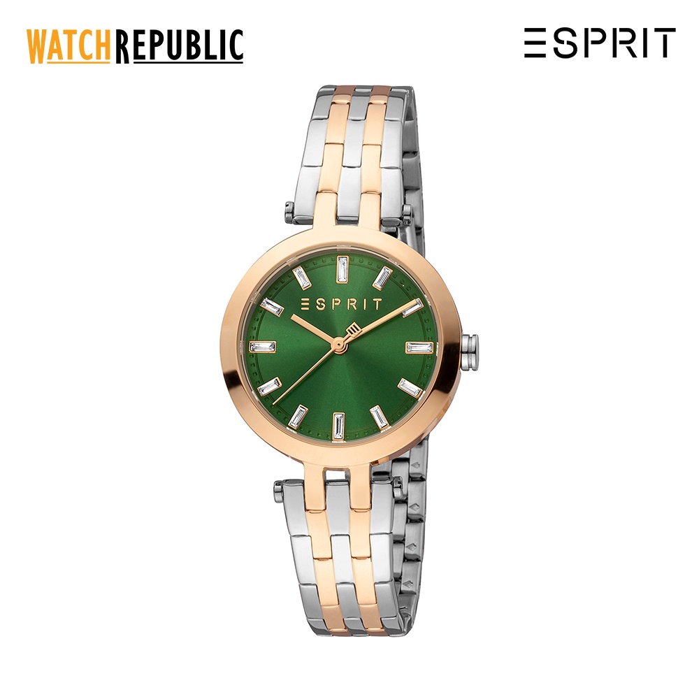 Esprit Brooklyn Two Tone Stainless Steel Watch For Women EES1L342M1115 ...