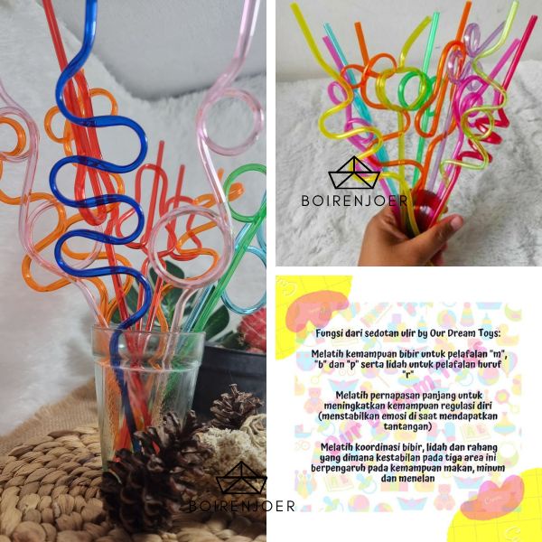 Speech Therapy Straw to Children Who Have Difficulty Pronouncing ...