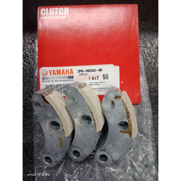 CLUTCH LINING MIO I 125/GT/GRAVIS/GEAR YAMAHA ORIGINAL 2PH-WE662-00 ...