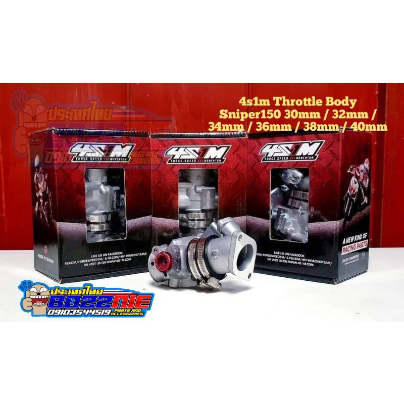 4s1m Throttle Body Sniper150 30mm / 32mm / 34mm / 36mm / 38mm / 40mm ...