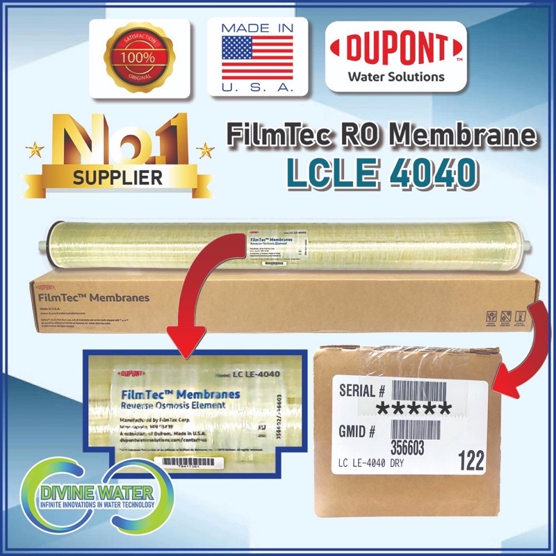 Dupont Filmtec LCLE 4040 Reverse Osmosis Membrane ( Made in Korea ...