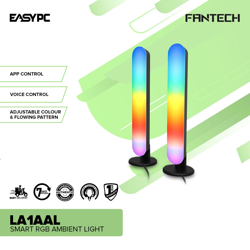 EasyPC | Fantech Smart RGB Ambient Light (LA1AAL) App Control Voice ...