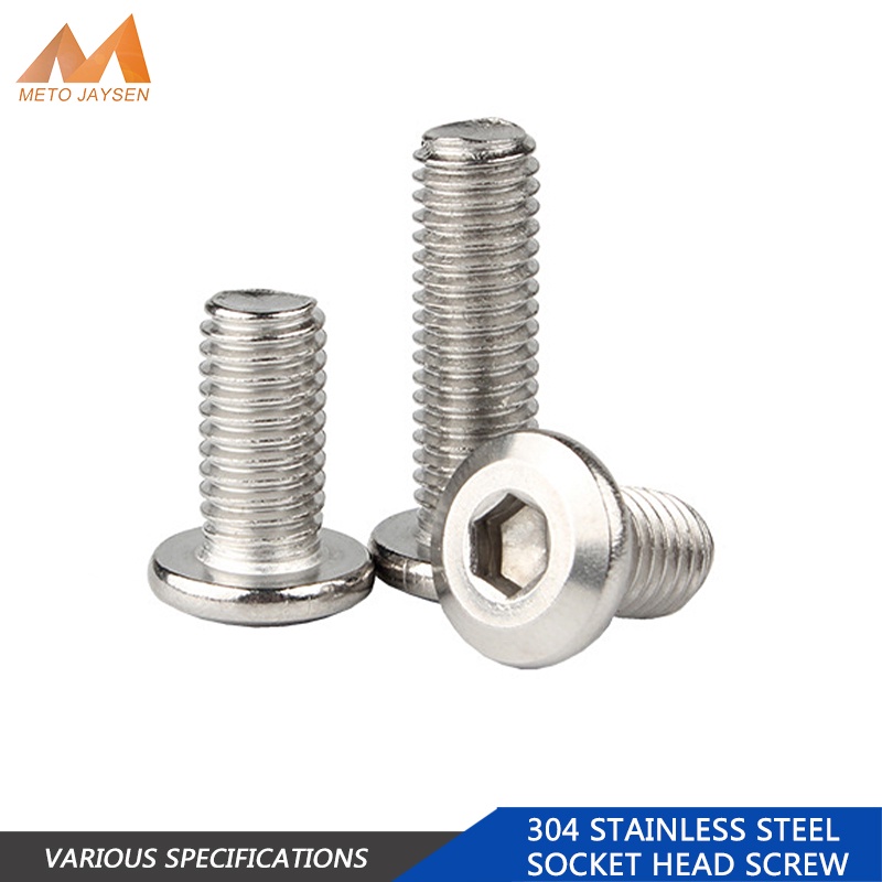 304 Stainless Steel Inner Hex Screws Flat Head Hexagonal Bevel Screw Socket Machine Bolt ...