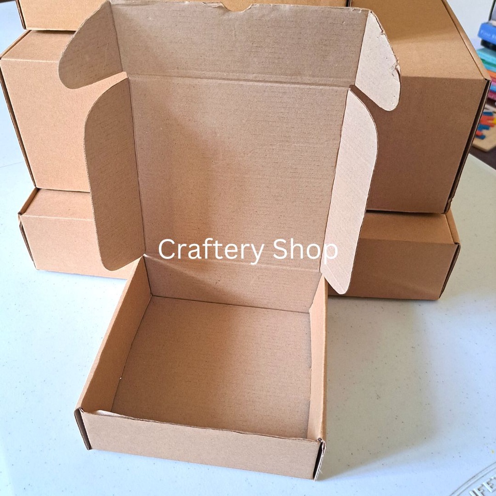 Corrugated Brown Kraft Boxes with flip/ per 3 PIECES | Shopee Philippines