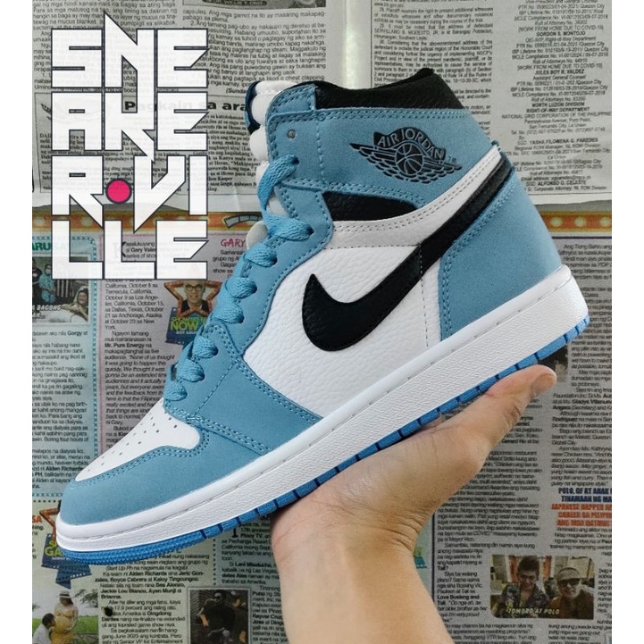 JORDAN 1 RETRO HIGH "UNIVERSITY BLUE" | Shopee Philippines