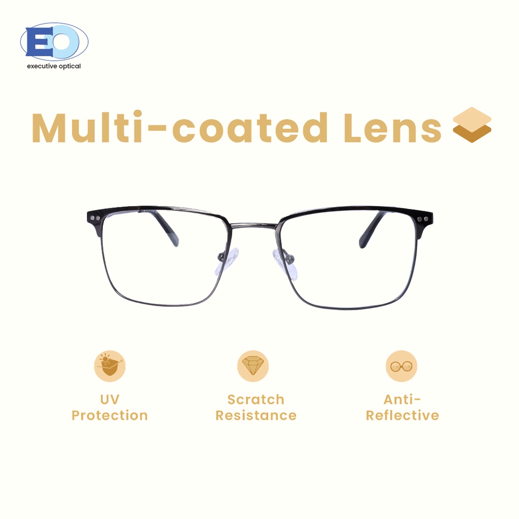 EO Eyewear with Clip On Oslo Frame with Multicoated Lens / Non-graded ...