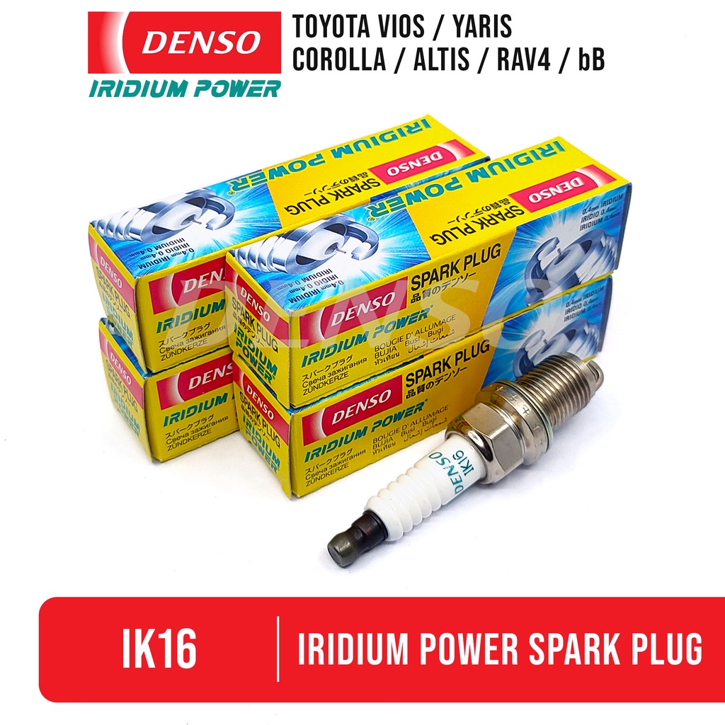Denso IK16 Iridium Power Spark plug for Toyota Vios / Yaris / bB / Rav4 ...
