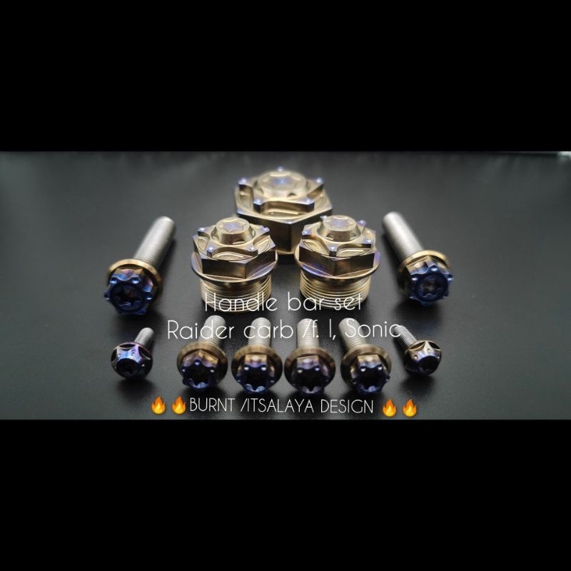 Gr5 titanium bolts, Handle bar set 11 pcs | Shopee Philippines