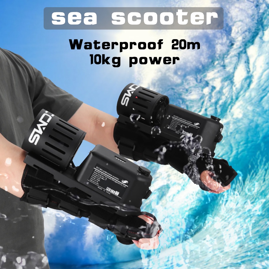 65 Ft Waterproof Underwater Scooter Sea Scooter Scuba Diving Gear ...