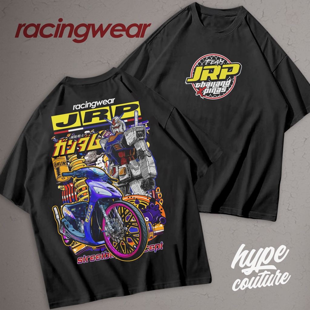 Premium Racingwear JRP GUNDAM design Oversize riding T shirt Unisex ...