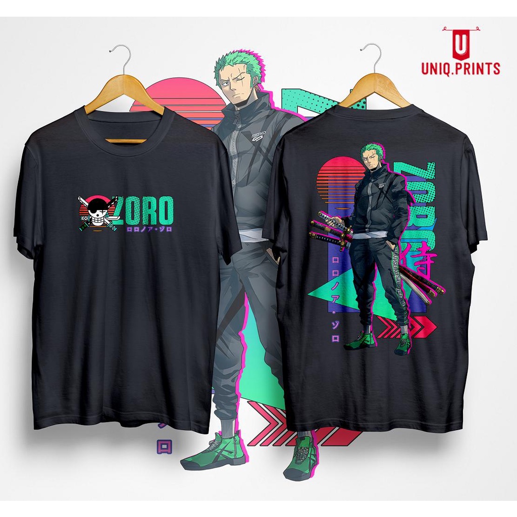 UNIQ.PRINTS ONEPIECE ZORO GRAPHIC COTTON TSHIRT FOR MEN AND WOMEN ...