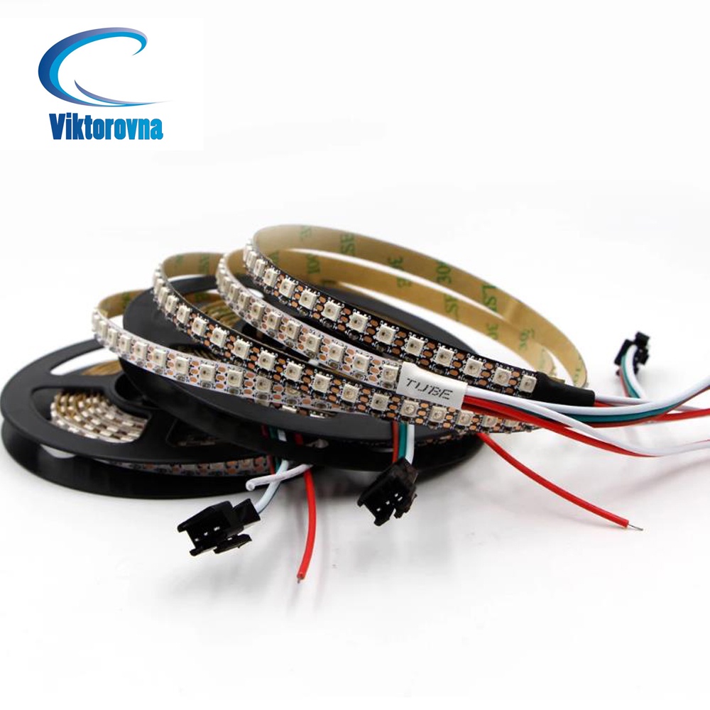 5V Narrow 4mm 5mm 8mm WS2812B Led Strip light WS2812 WS2812b 5050 3535 ...