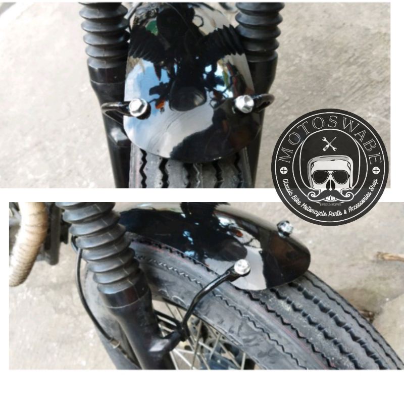 Cafe Racer Custom Front Fender For Euro Keeway Cr152 | Shopee Philippines