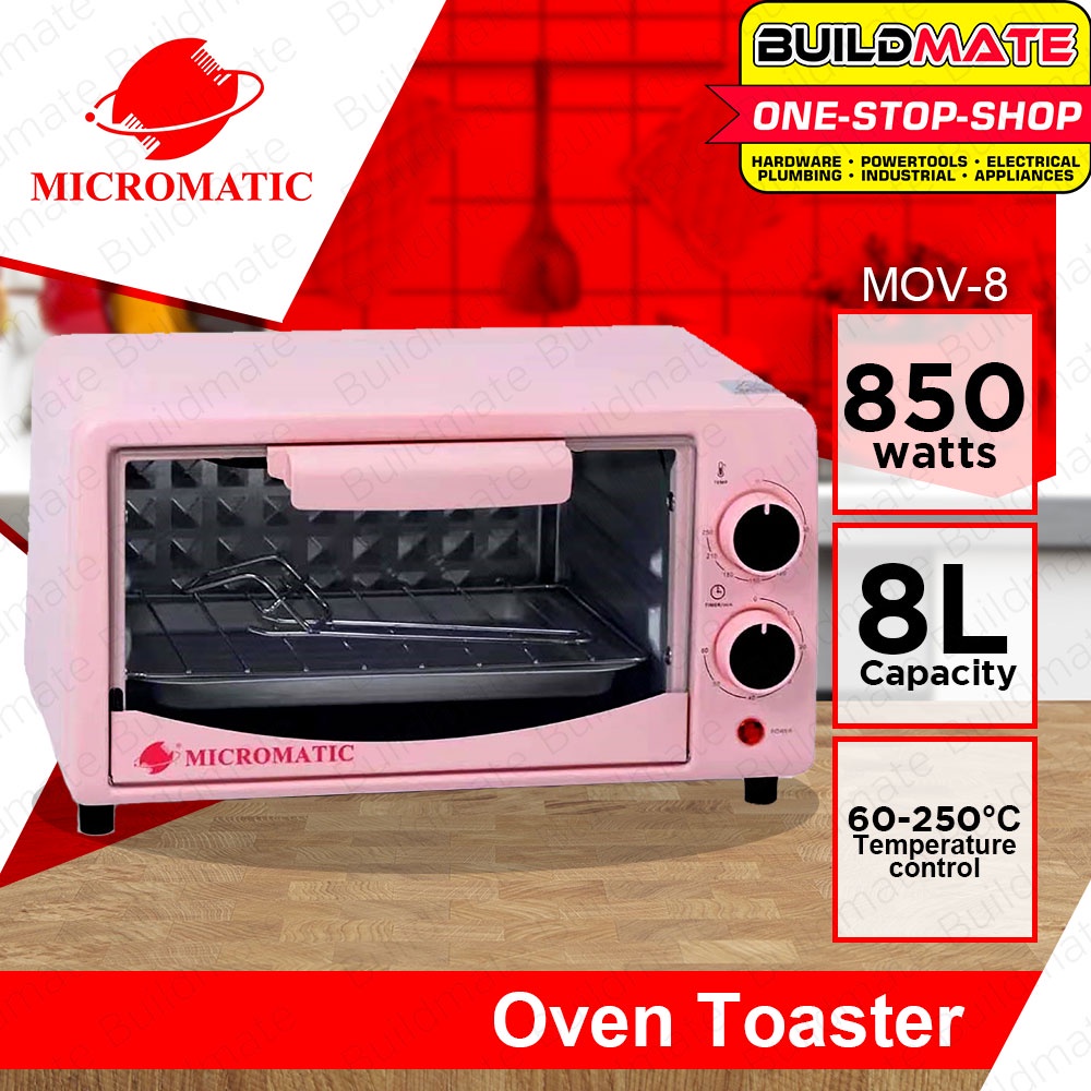 BUILDMATE Micromatic Kitchen Oven Toaster 8L 850W Electric Oven Knob ...