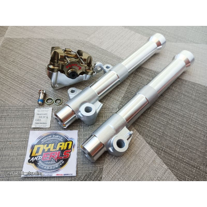 LIGHTEN FRONT SHOCK WAVE 125 with DORAEMON BRAKE CALIPER | Shopee ...