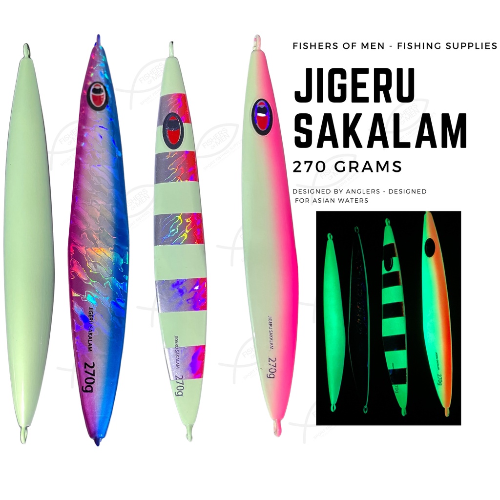 SALE ⭐⭐ LUMINOUS METAL JIG: JIGERU SAKALAM (COD) | Shopee Philippines