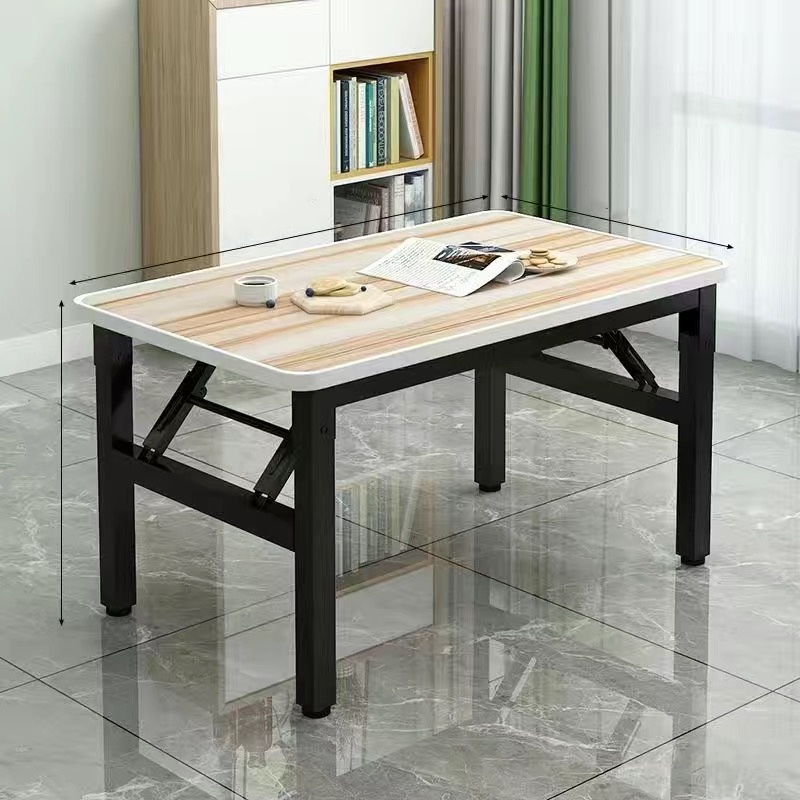Foldable Table Desk Dining/Computer Study Desk Environmentally Wooden ...